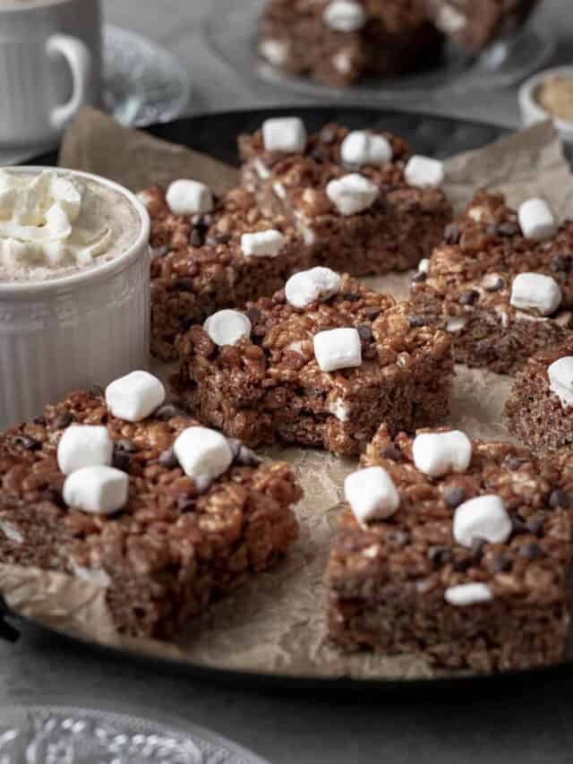 Hot Chocolate Rice Krispie Treats - Your Home, Made Healthy