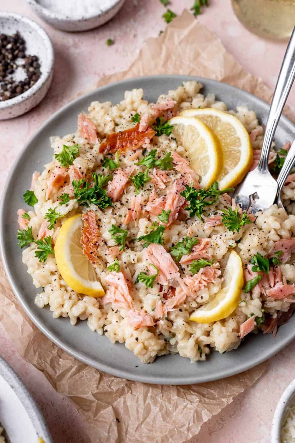 Smoked Salmon Risotto - Your Home, Made Healthy