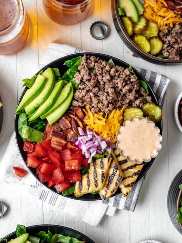 Loaded Burger Bowls - Your Home, Made Healthy