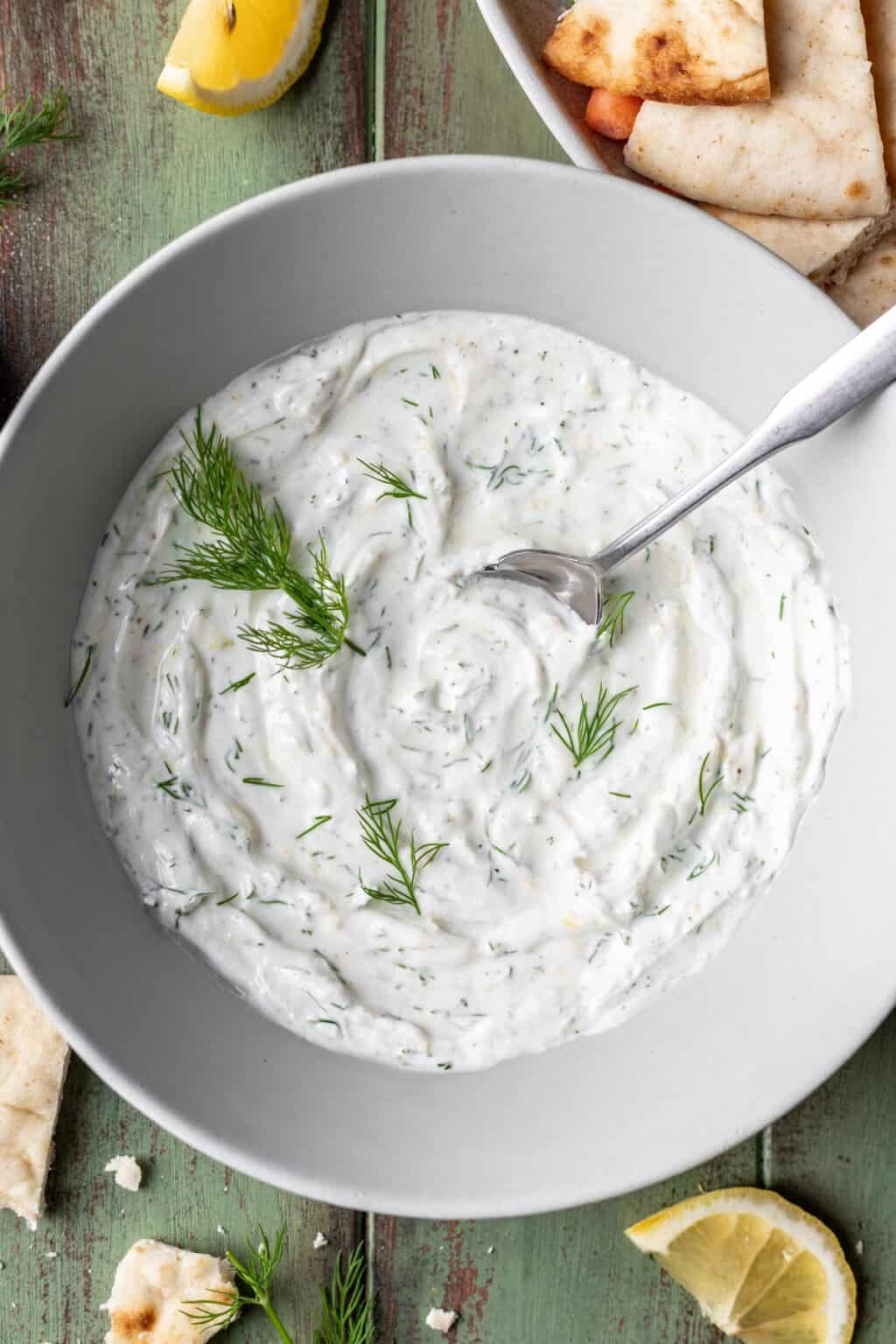 Lemon Dill Yogurt Sauce - Your Home, Made Healthy