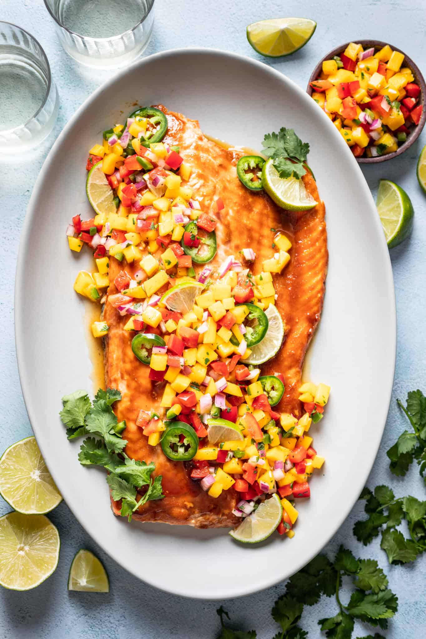 Salmon with Mango Salsa - Your Home, Made Healthy