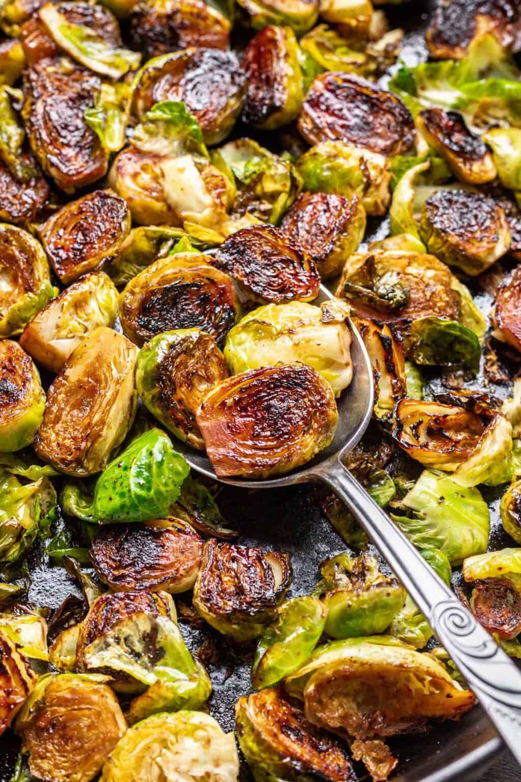 Maple Balsamic Brussels Sprouts - Your Home, Made Healthy