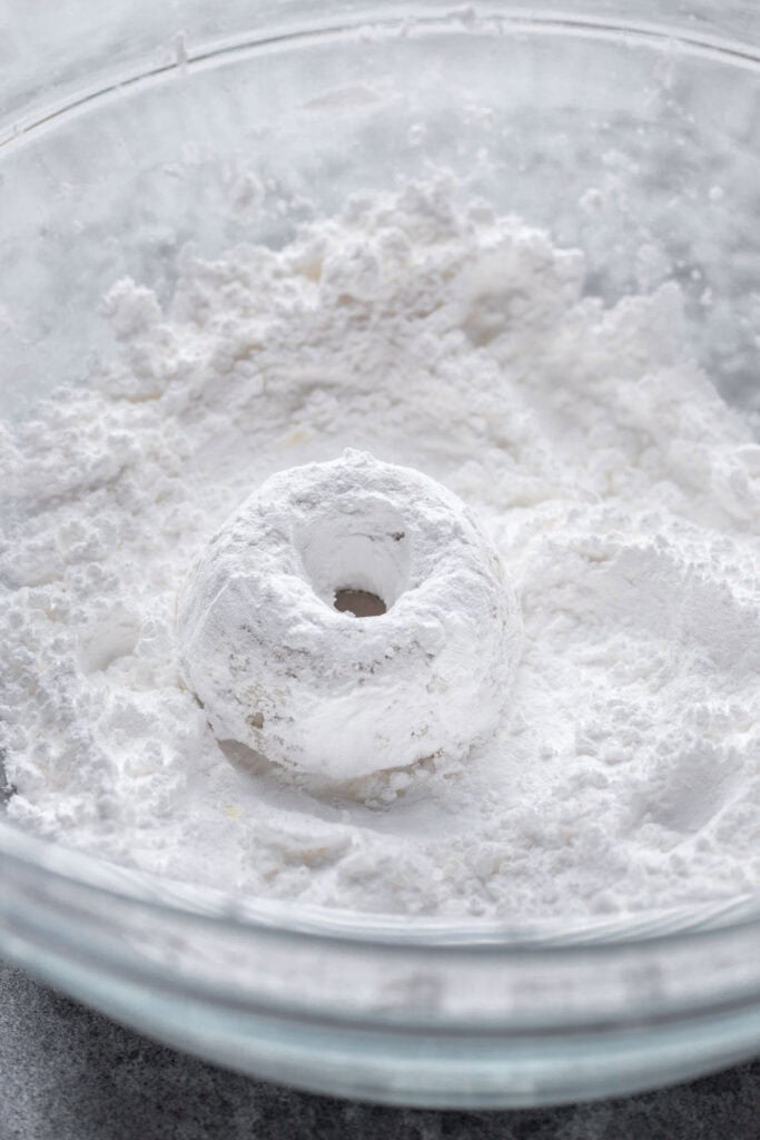 Homemade Mini Powdered Donuts (Baked) - Your Home, Made Healthy