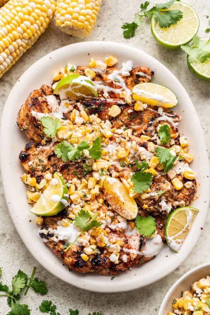 EASY Mexican Street Corn Grilled Chicken - Your Home, Made Healthy
