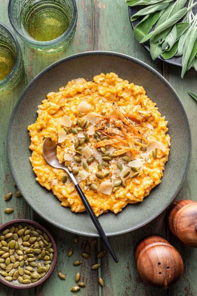 The CREAMIEST Chicken and Pumpkin Risotto - Your Home, Made Healthy