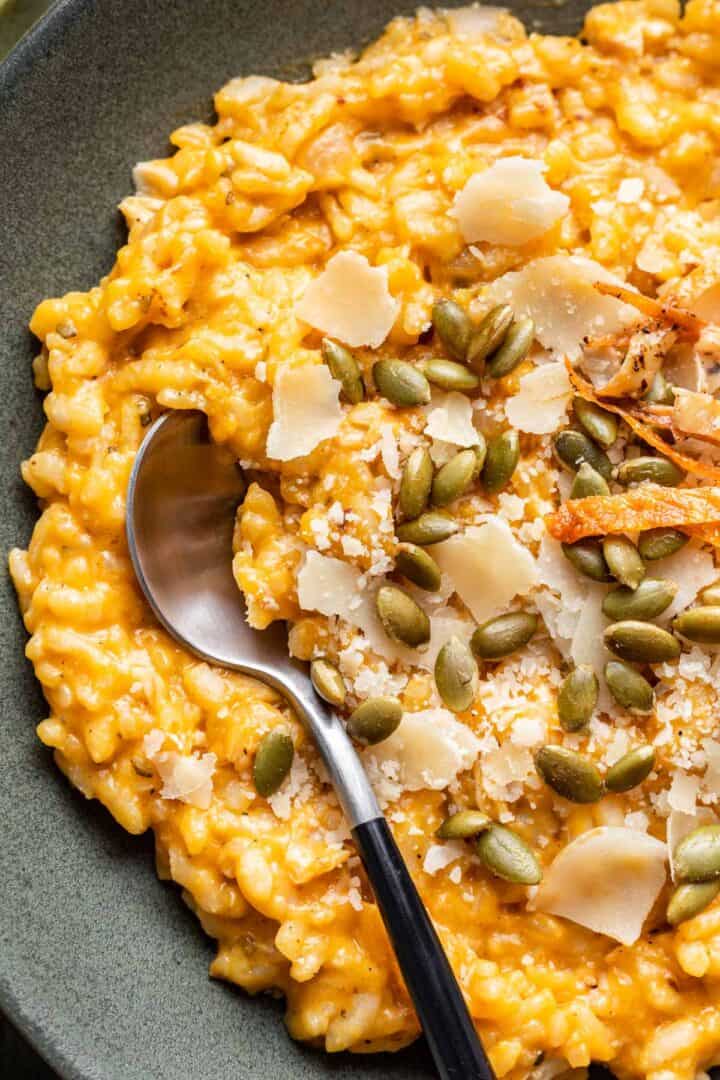 The CREAMIEST Chicken and Pumpkin Risotto - Your Home, Made Healthy