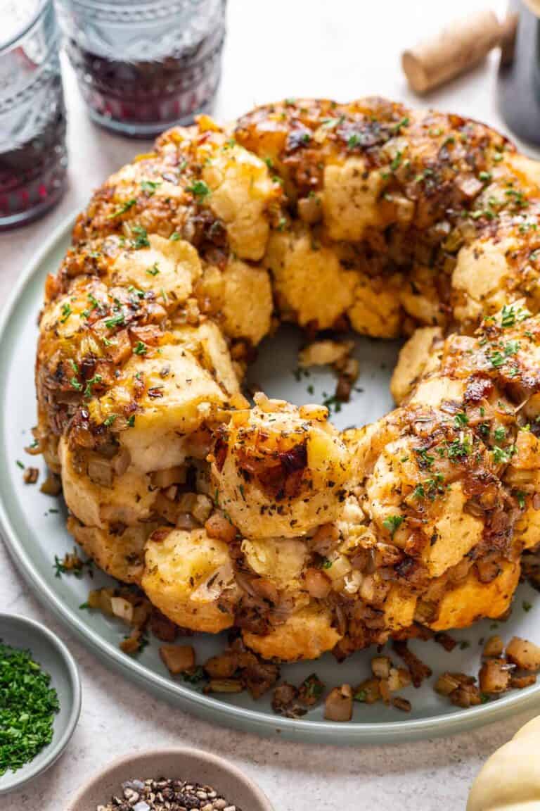 Savory Thanksgiving Monkey Bread - Your Home, Made Healthy