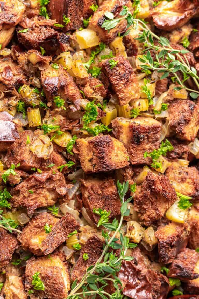 Challah Bread Thanksgiving Stuffing - Your Home, Made Healthy
